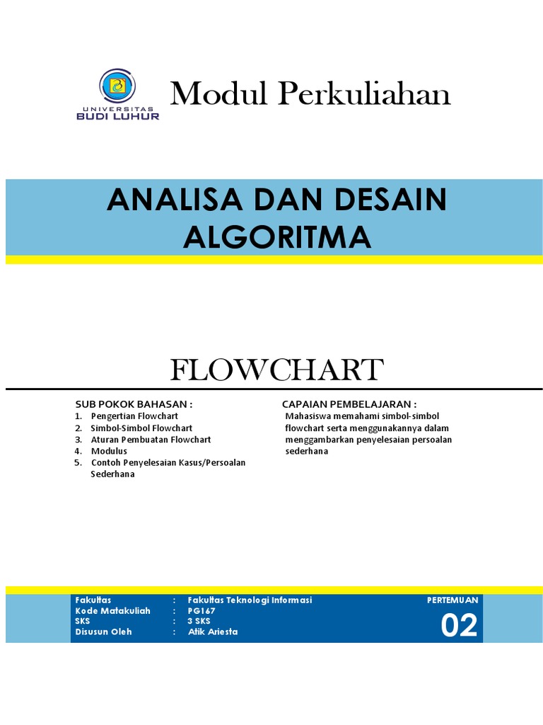 Panduan Flowchart dan Modulus | PDF