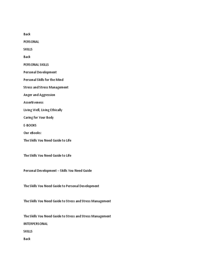 Social Skills | PDF | Interpersonal Relationships | Social Skills