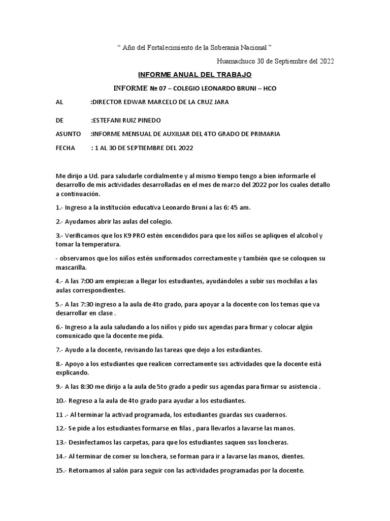 Informe 7 | PDF
