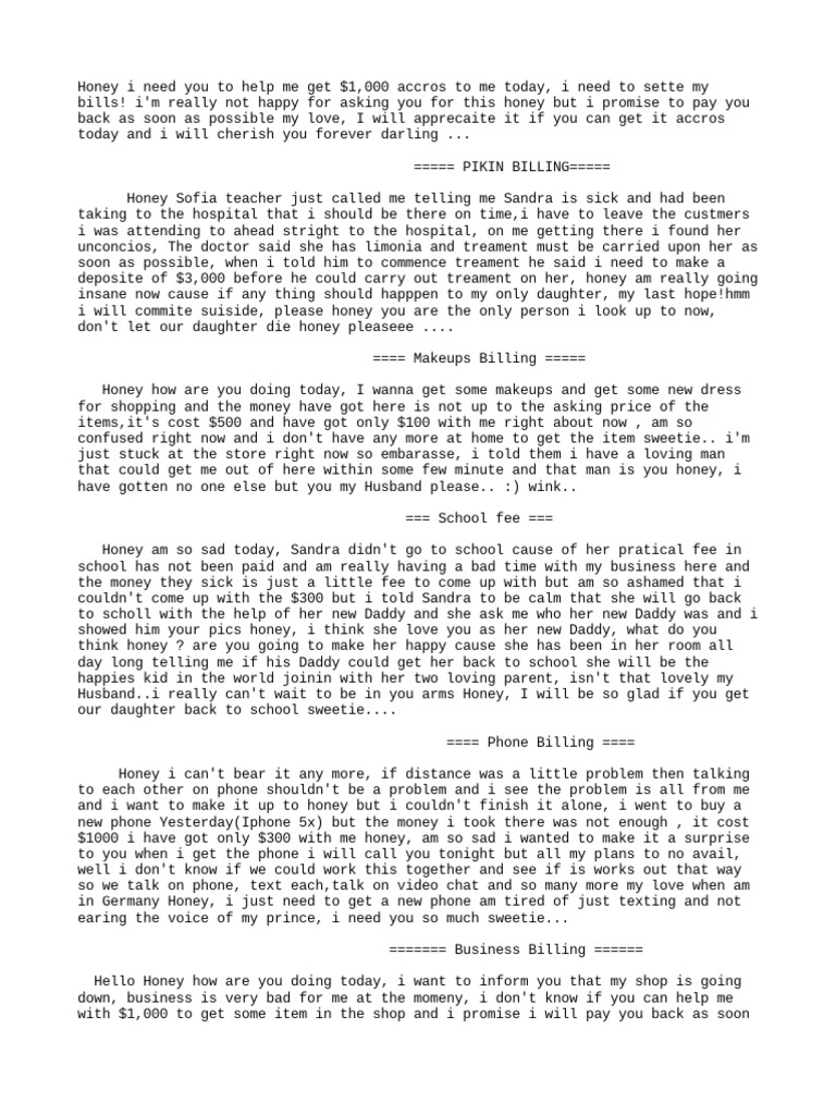 Dating Billings | PDF