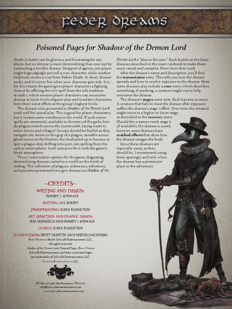 Shadow of The Demon Lord - Fever Dreams | PDF