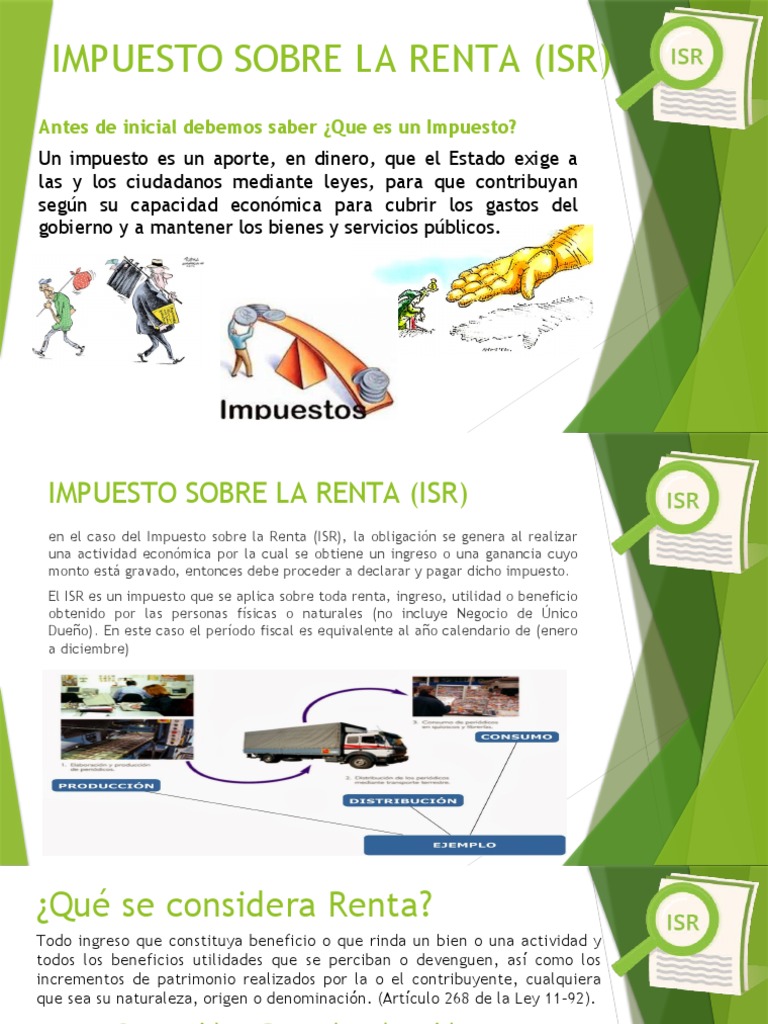 Impuesto Sobre La Renta (Isr) | PDF | Impuesto sobre la renta | Impuestos