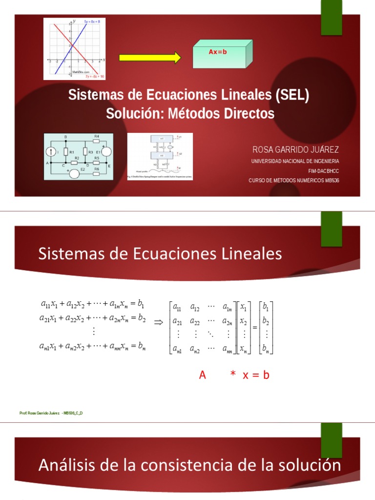Clase3 MB536 CD 2022 1 | PDF | Matriz (Matemáticas) | Análisis numérico