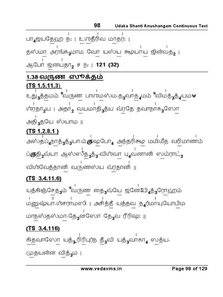 15 T Varuna Suktham | PDF