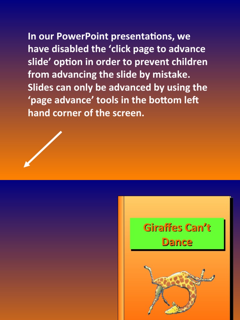 giraffes-cant-dance-ppt | PDF