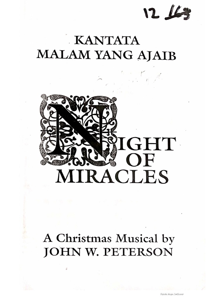 Cantata Night of Miracles | PDF