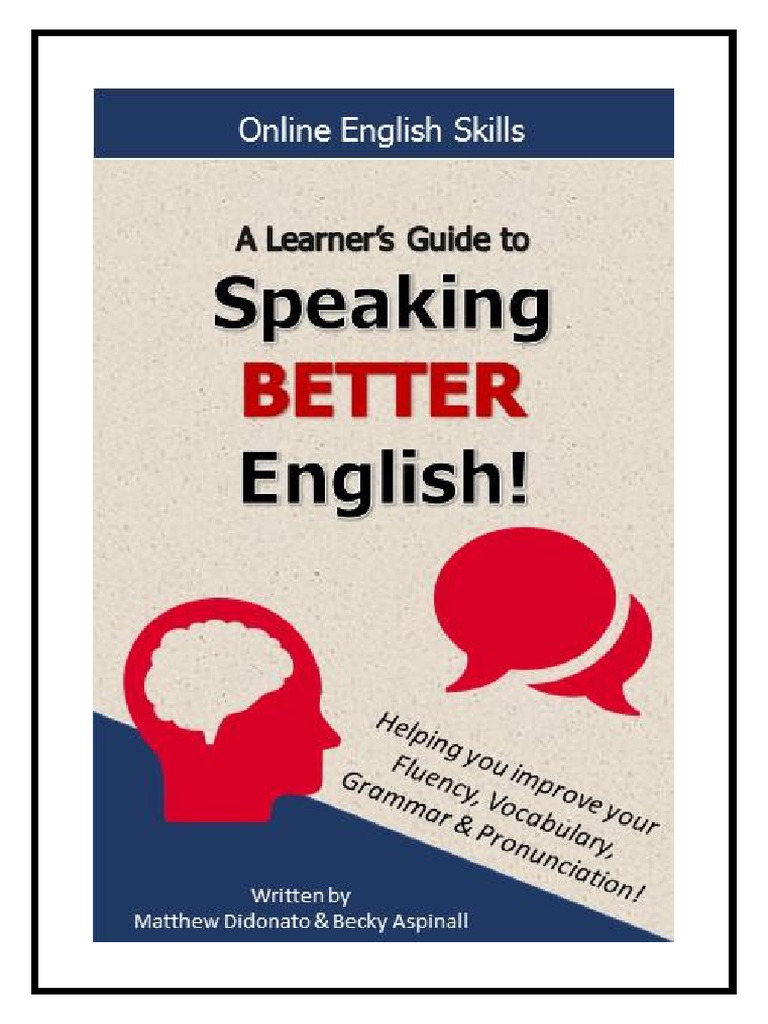 Guide to Enhancing English Speaking Skills | PDF | Stress (Linguistics ...