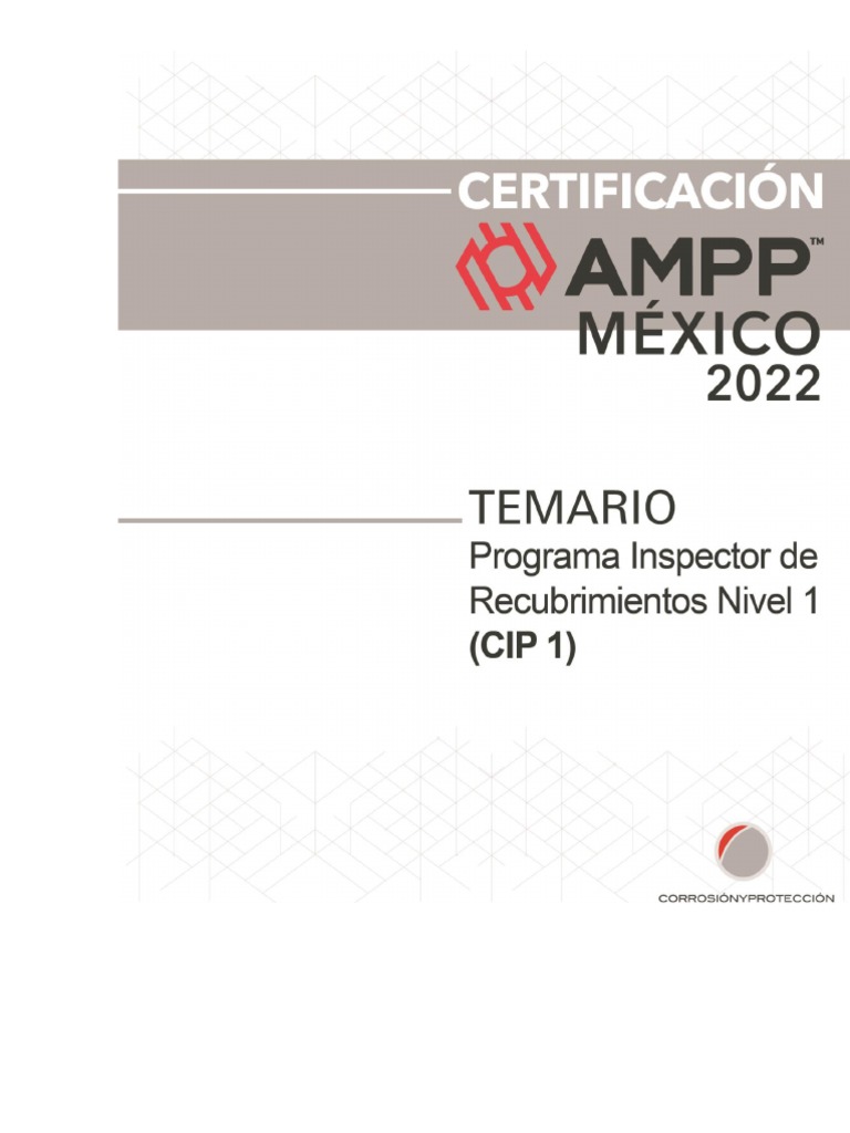 CIP 1 - Temario.2022 | PDF