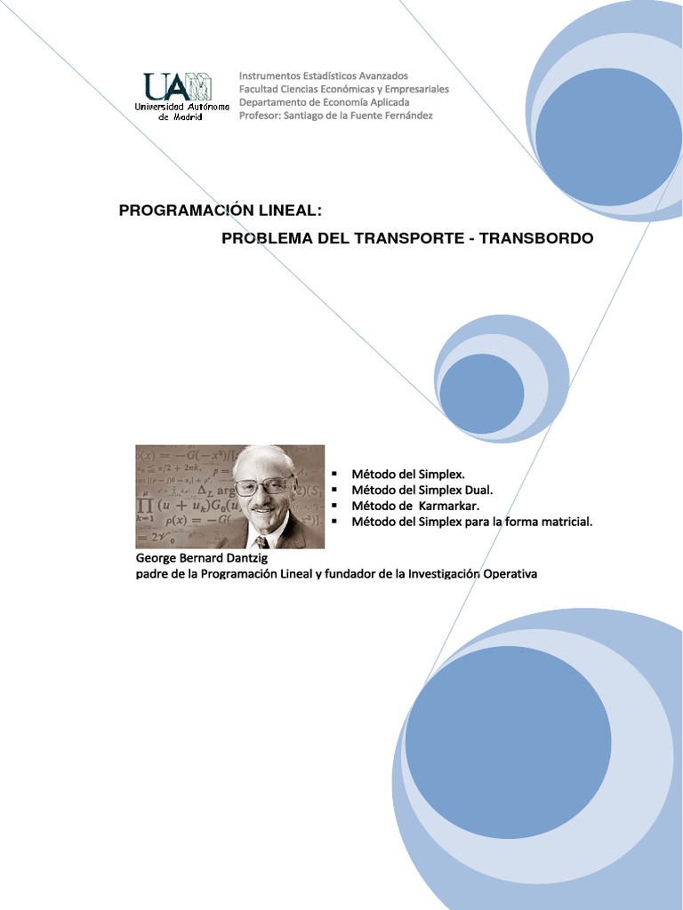 2 Transporte | PDF | Programación lineal | Matemáticas