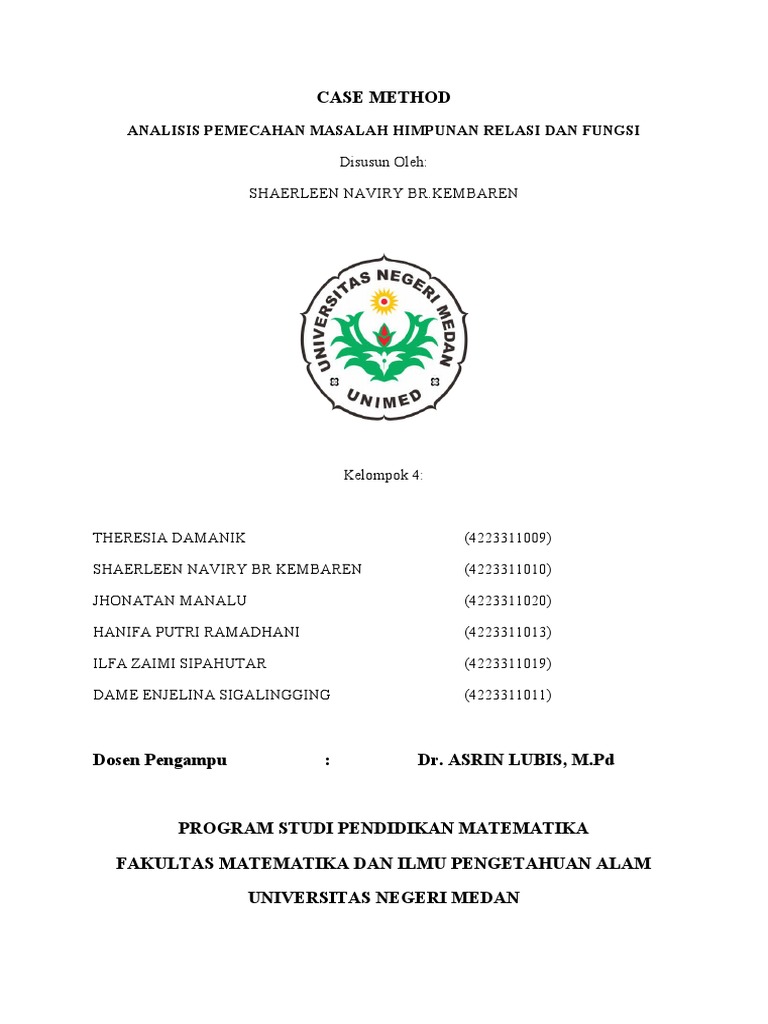 Tugas Case Method | PDF