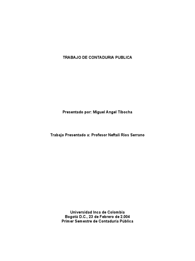 Trabajo - La Contabilidad en La Edad Antigua - Contaduria | PDF ... Trabajo - La Contabilidad en La Edad Antigua - Contaduria | PDF ...