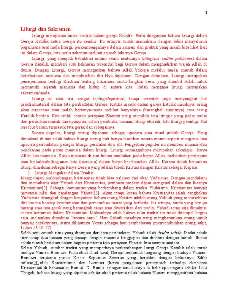 Perbedaan Sakramen dan Sakramentali | PDF