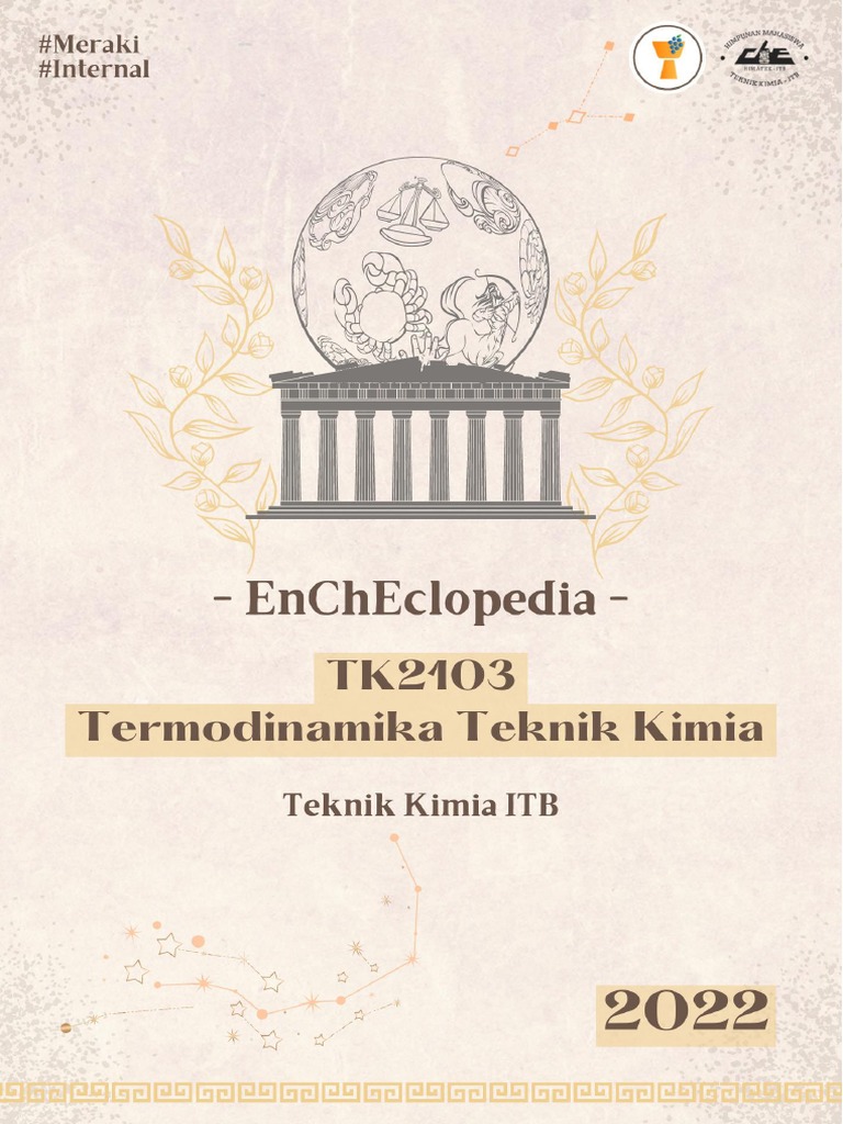 TK2103 - Termodinamika Teknik Kimia | PDF
