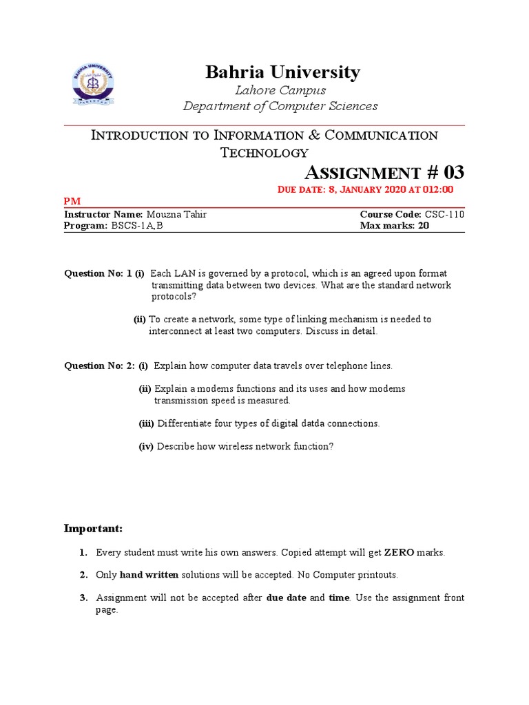 Ict A3 | PDF | Computers