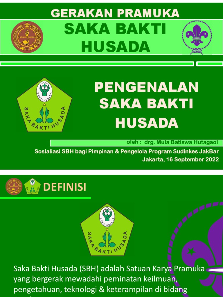 SOSIALISASI Saka Bakti Husada | PDF
