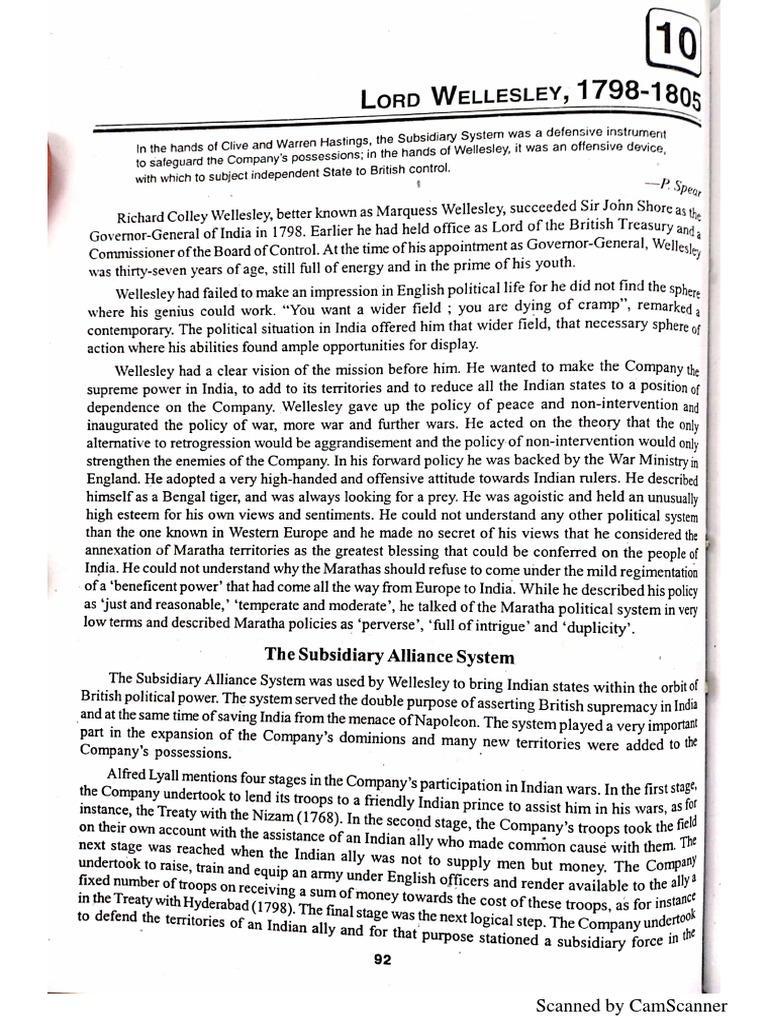 Lord Wellesley 6 | PDF