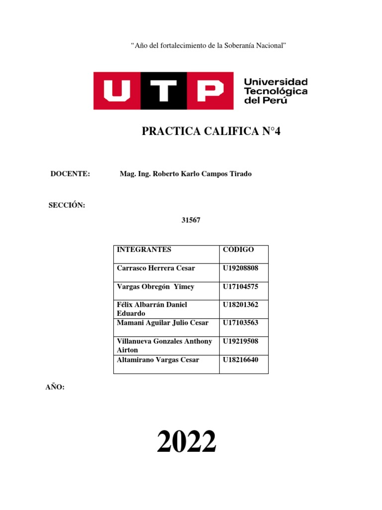PC4 Grupo10 | PDF | Matriz (Matemáticas) | Ecuaciones