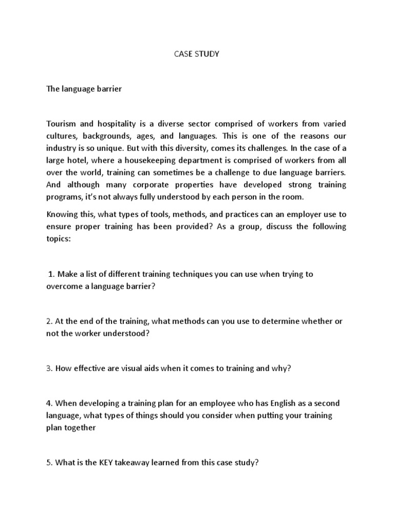 CASE STUDY #1 (Training Methods) | PDF | Business | Art