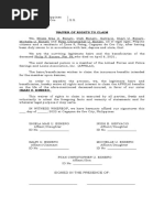 Affidavit of Non-Interest | PDF | Affidavit | Common Law