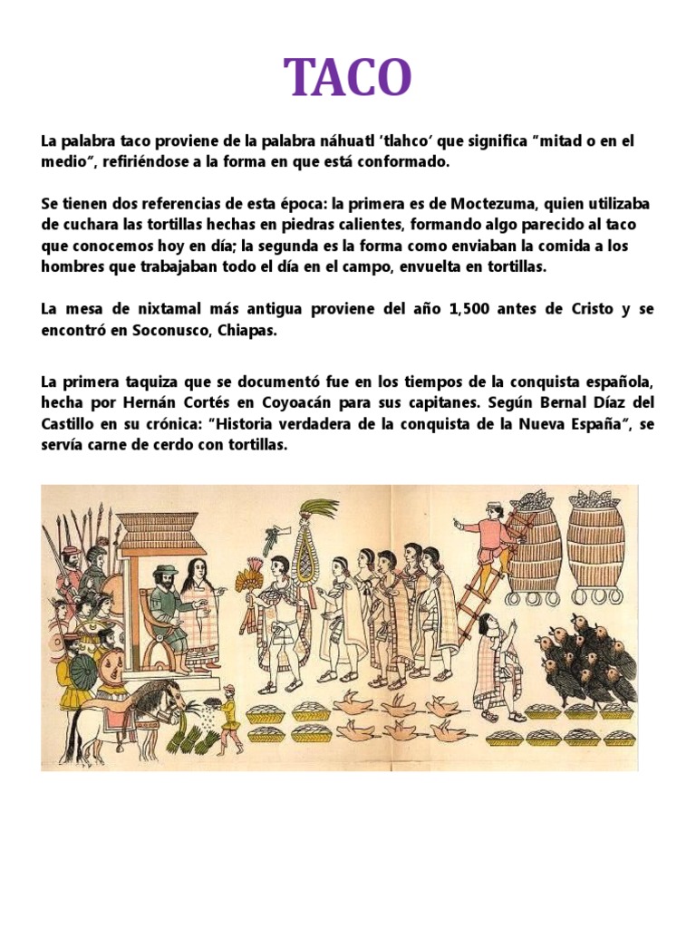 TACO | PDF | Taco | Cocina de las Americas