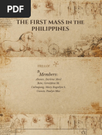Evidences of The First Mass in The Philippines in Masao, Butuan | PDF