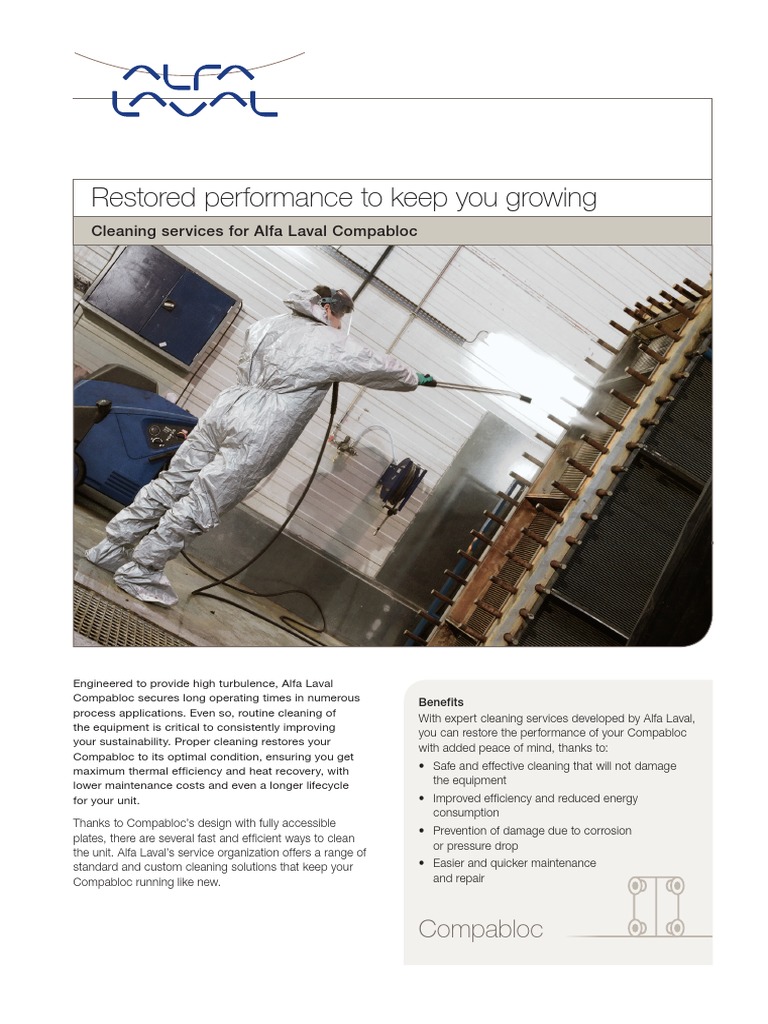 Compabloc Cleaning Services Guide | PDF | Chemistry