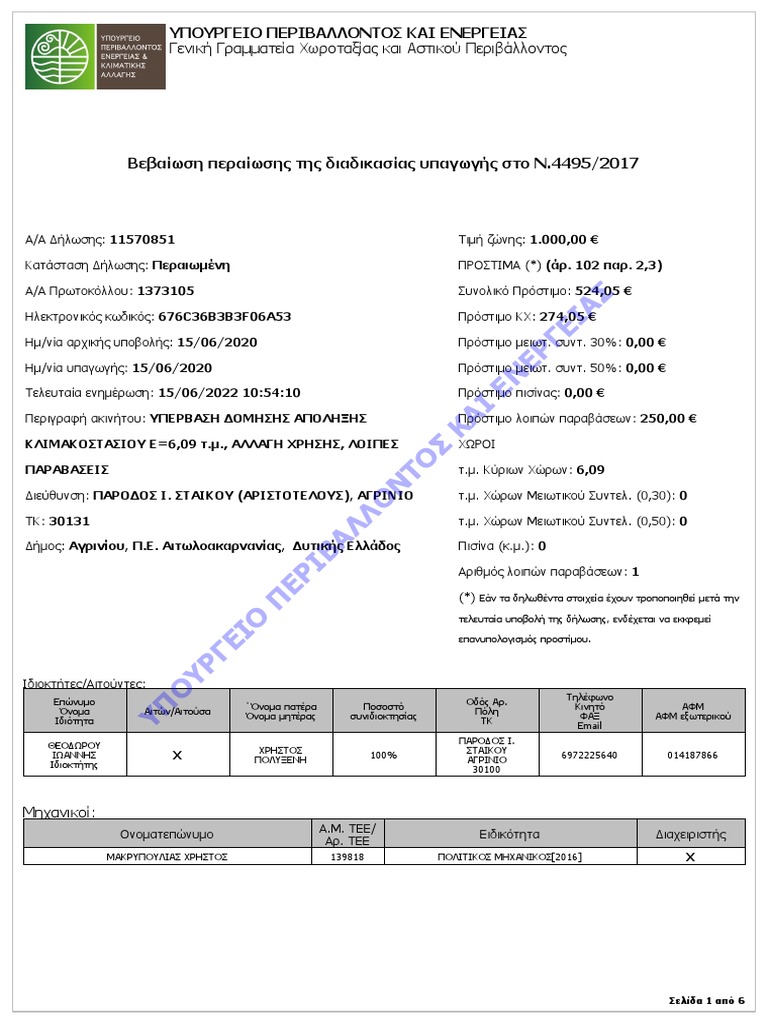 ΕΝΤΥΠΟ ΤΑΚΤΟΠΟΙΗΣΗΣ | PDF