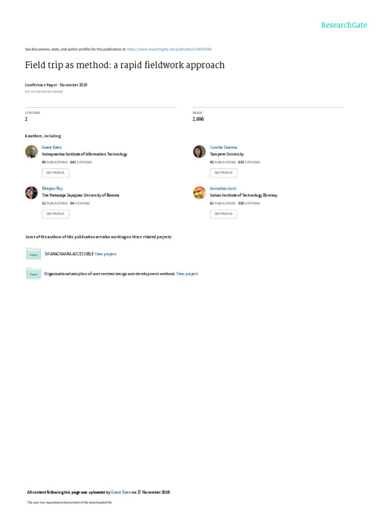 IndiaHCI19 Paper 9-FINAL | PDF | Focus Group | Ethnography