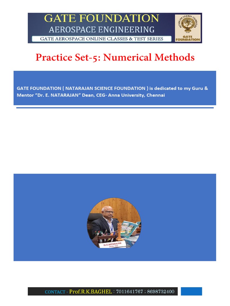Numerical Methods - Practice Exercise | PDF