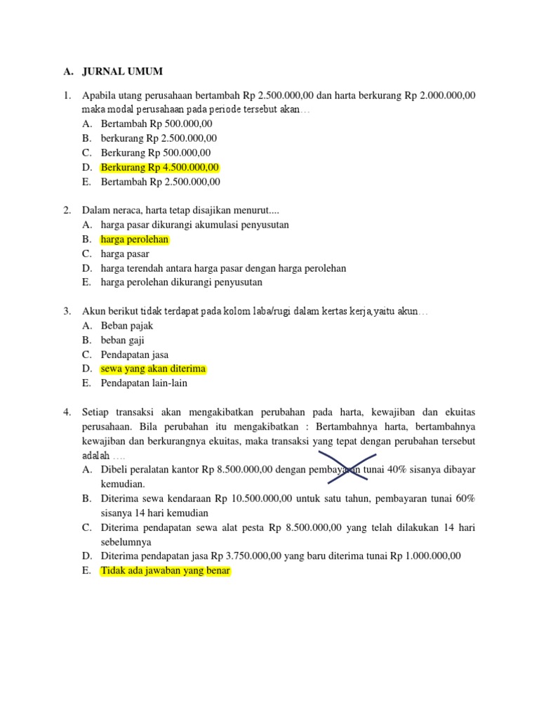 Soal Pendalaman PPG - Modul 2 | PDF | Pengelolaan Keuangan & Uang