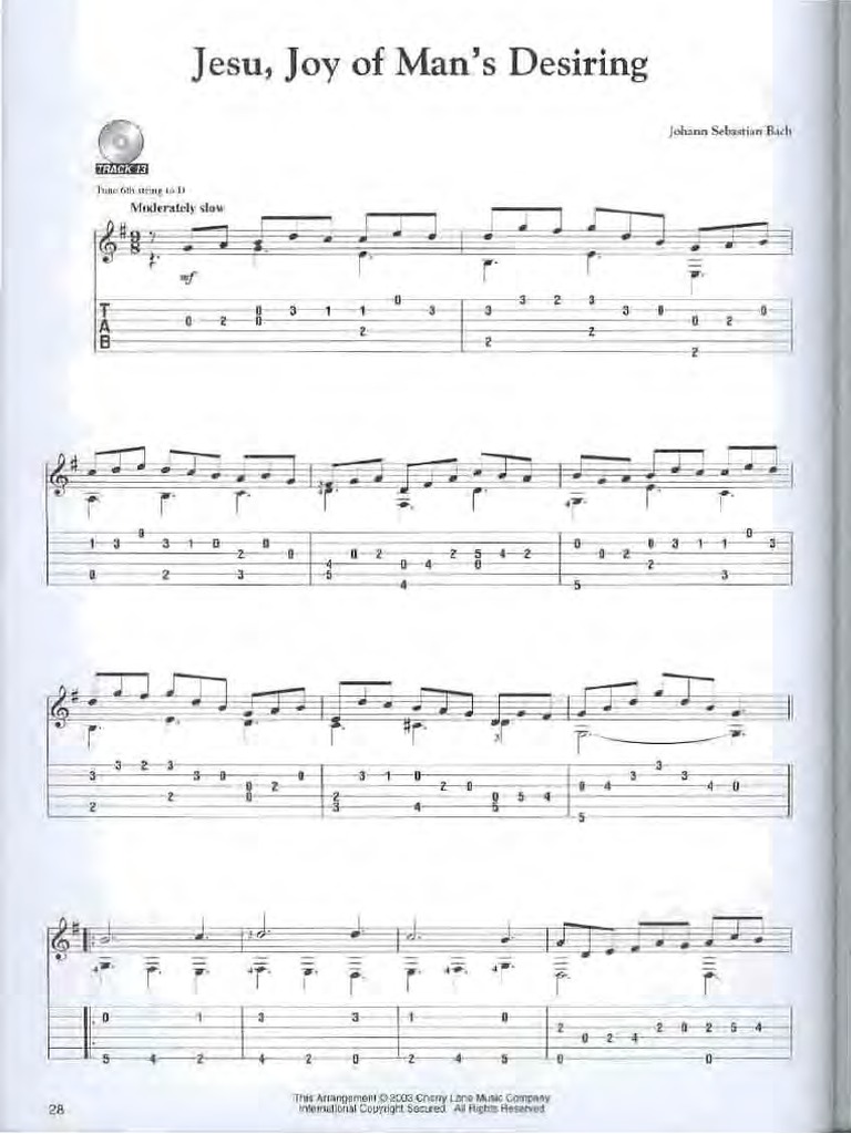Bach - Jesu, Joy of Man's Desiring | PDF