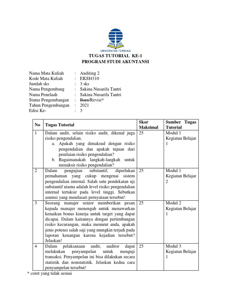 (Revisi 1) Tugas 1 - Achmad Nofrizal Ghufron - 041511747 | PDF