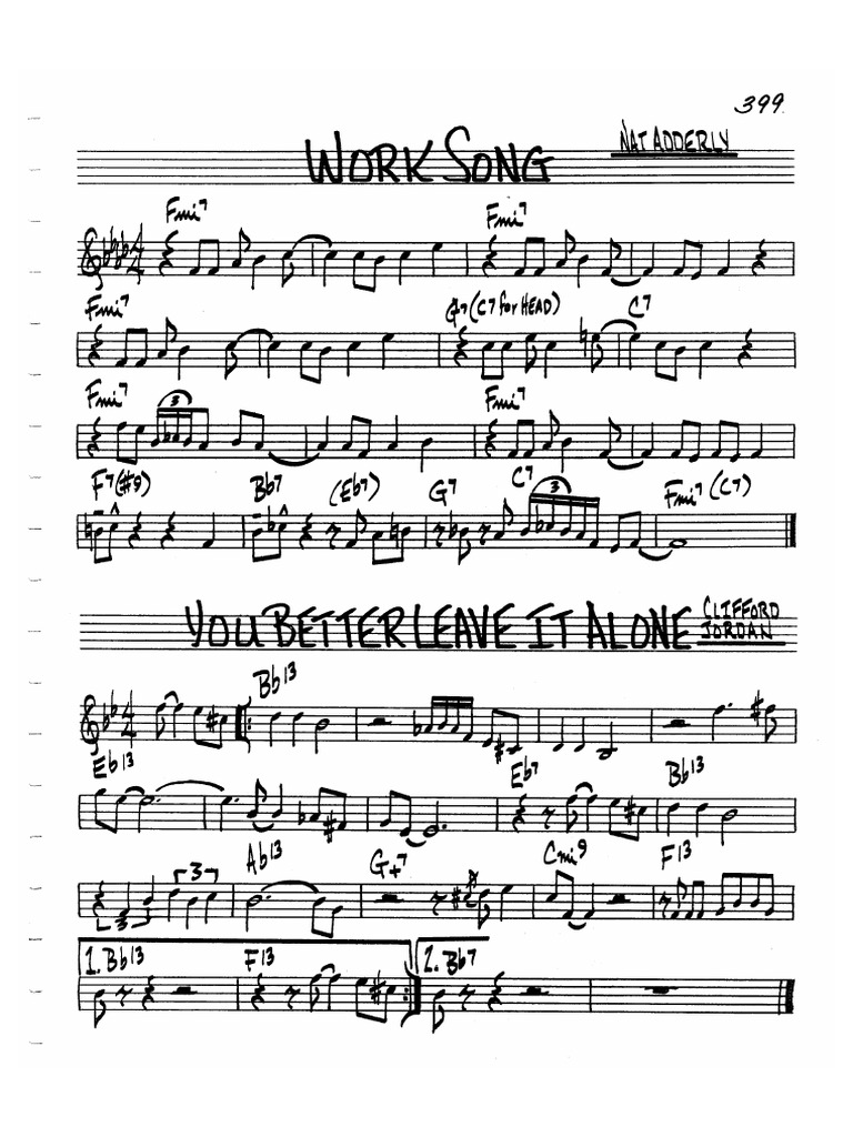 Work Song | PDF
