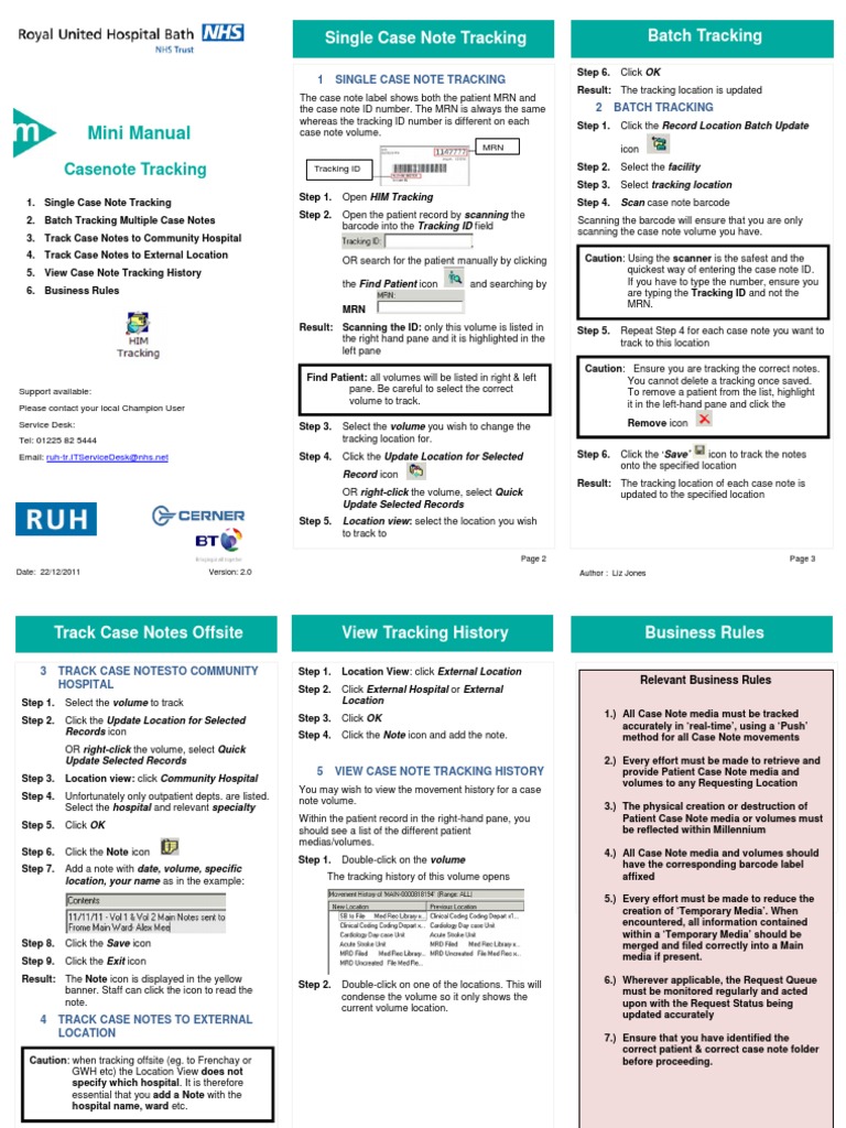 Mini Manual Case Note Tracking | Download Free PDF | Icon (Computing ...