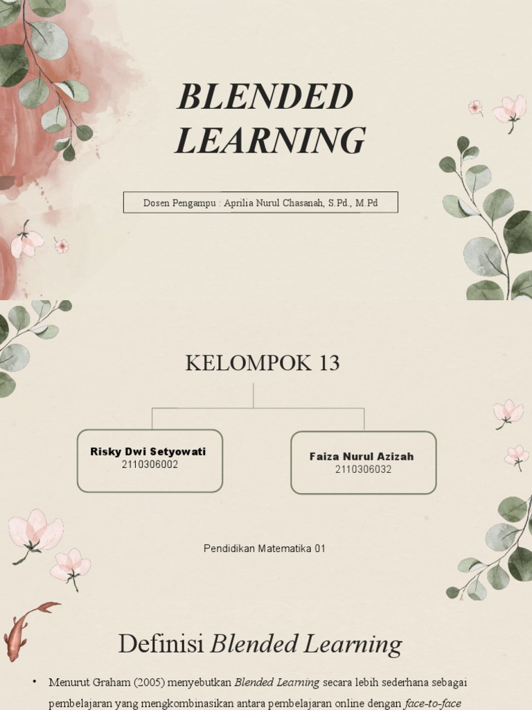 Kelompok 13 - Blended Learning | PDF
