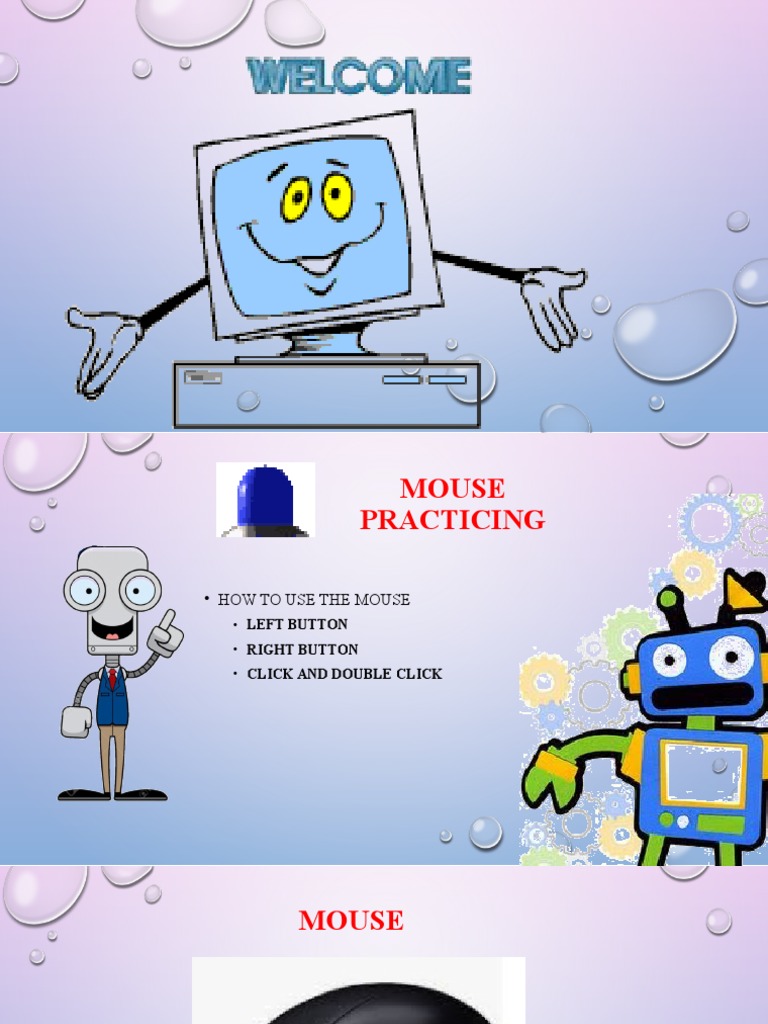 ICT - G1 - Q1 - W2 - S2 - Mouse Practicing | PDF | Games & Activities ...