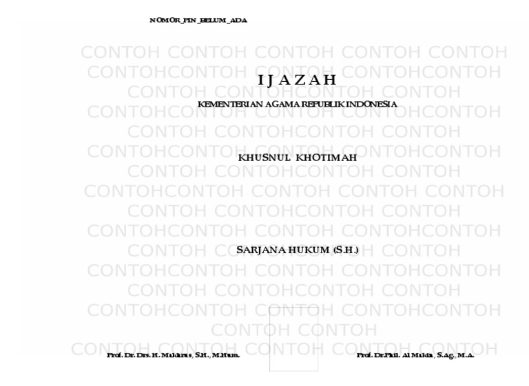 Draft Ijazah 1534003662b56f64da299 | PDF