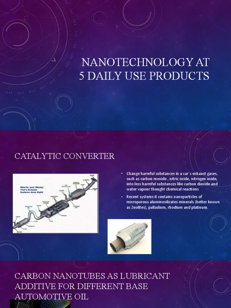 Nanotechnology at 5 Daily Use Products | PDF | Science & Mathematics