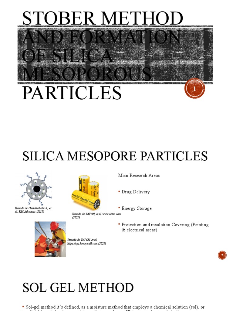 Stober Method and Formation of Silica Mesoporous Particles | PDF ...