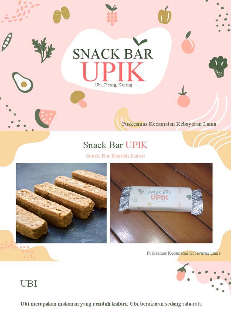 Snack Bar UPIK | PDF | Memasak, Makanan, & Anggur | Kesehatan Holistik