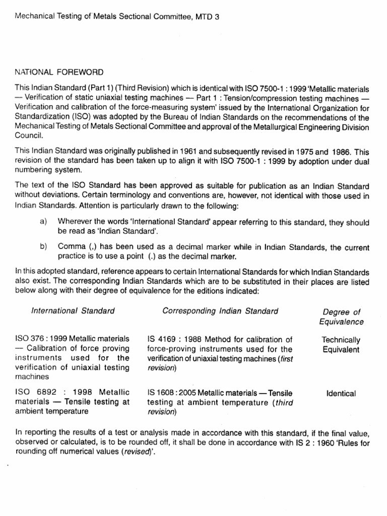 Is 1828-1 (Iso 7500-1) - 2 | PDF | International Organization For ...