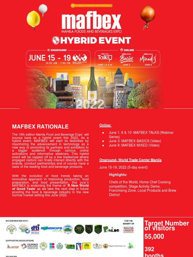 MAFBEX Lazada Fresh Event | PDF | Foods | Drink