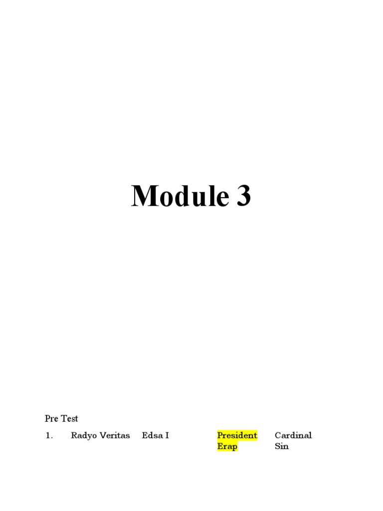 Module 3 Pdf