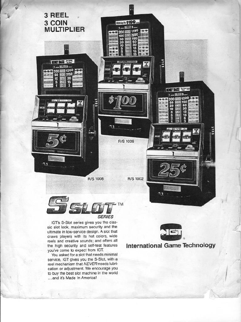 Igt S Slot Manual | PDF