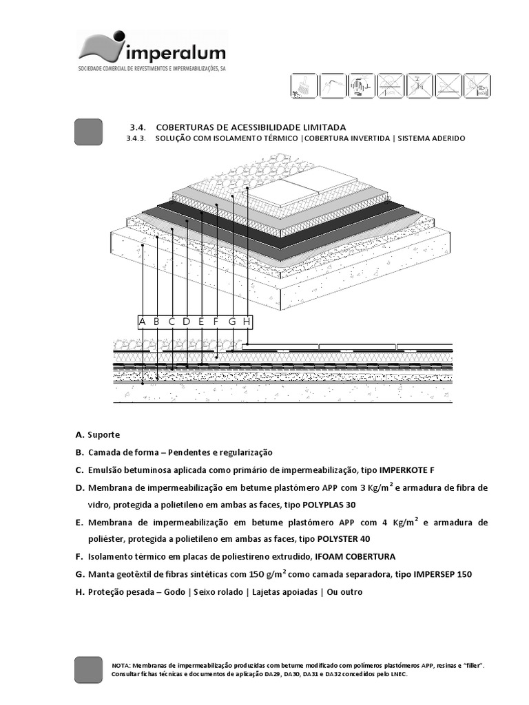 Impermeabilização de Coberturas Invertidas | PDF | Ciências e Matemática