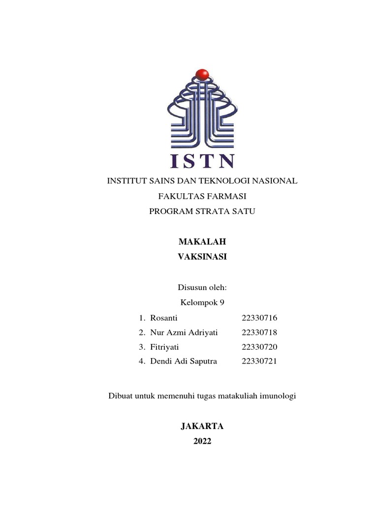 Makalah Vaksinasi | PDF