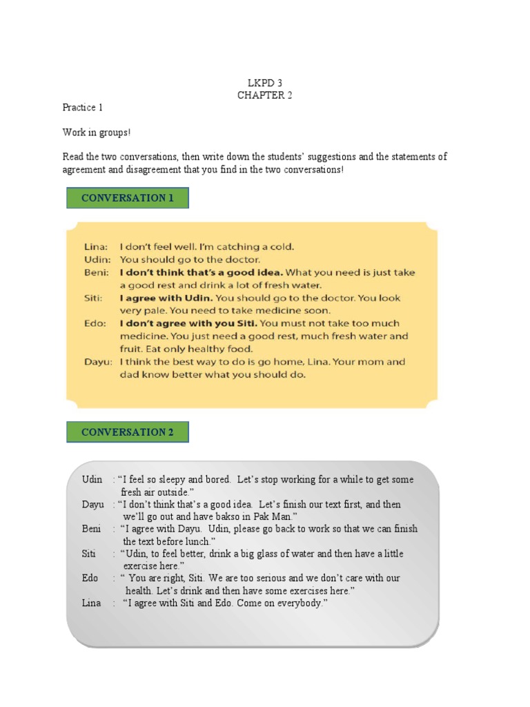 LKPD 3 Practice Group Work | PDF