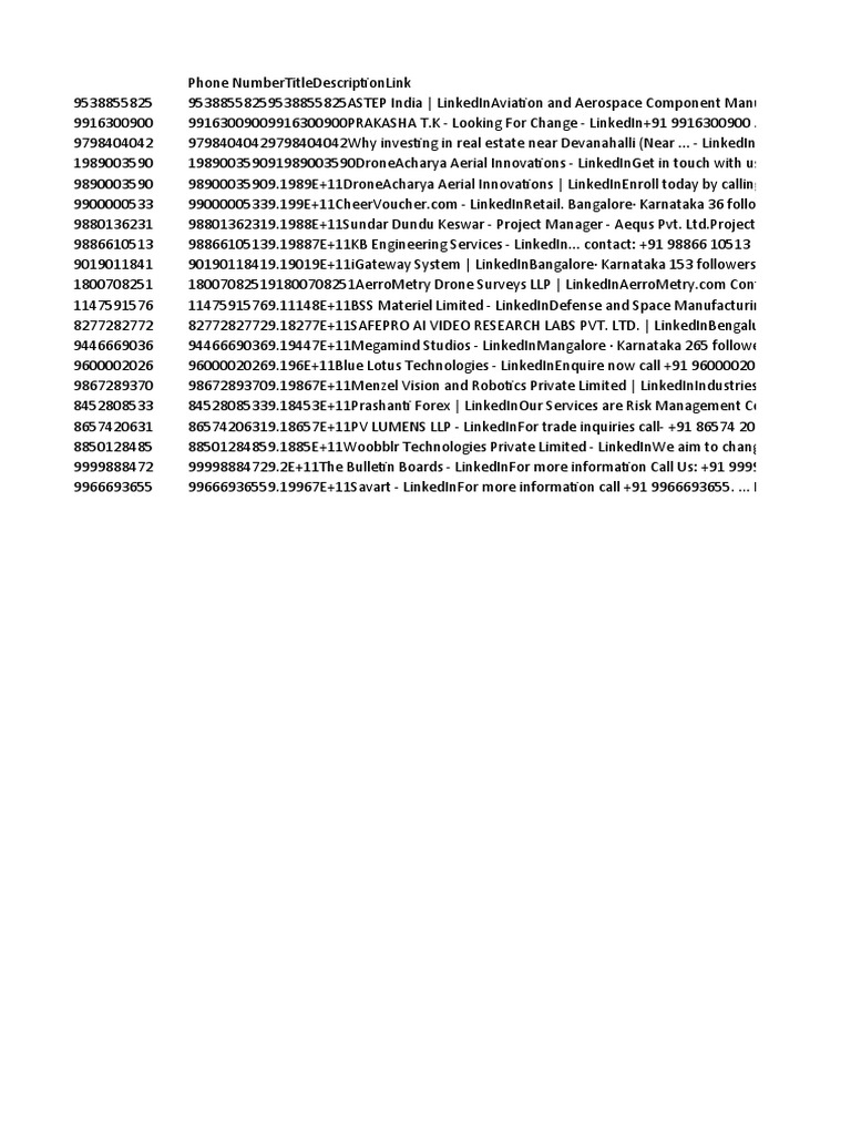Aerospace Components | PDF | Bangalore
