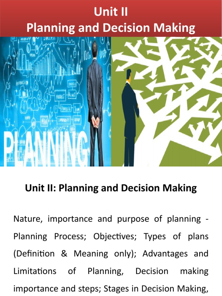 Unit II MPP Updated PDF Decision Making Performance Appraisal