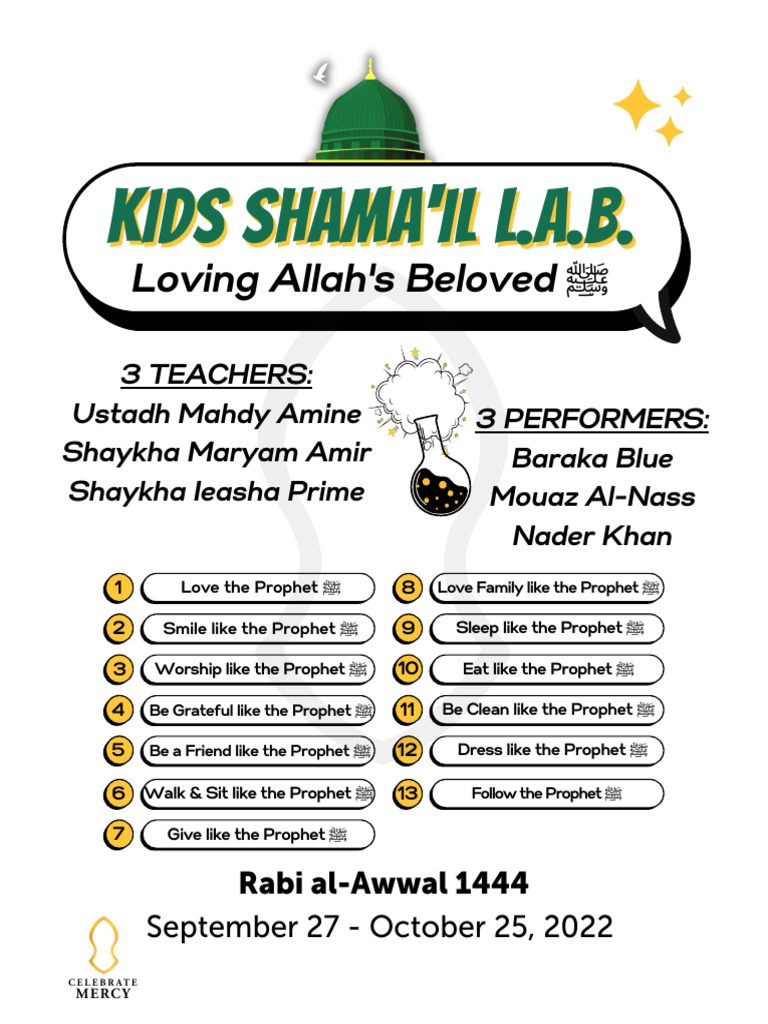 Kids' Activities on Prophet Muhammad ﷺ | PDF | Muhammad | Prophets And ...